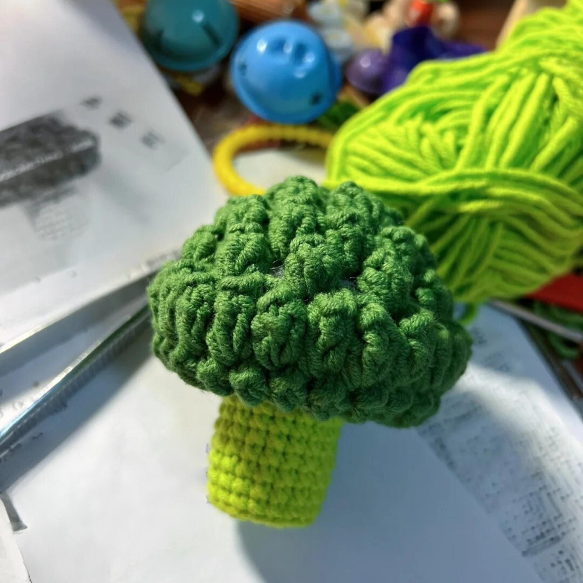 NO SEW Broccoli Amigurumi Crochet Pattern, Food, Veggie, Vegetables ...