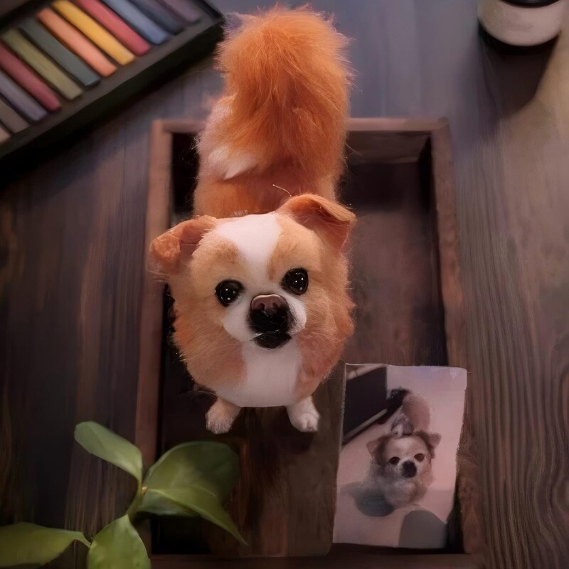 Needle Felted Dog - Etsy