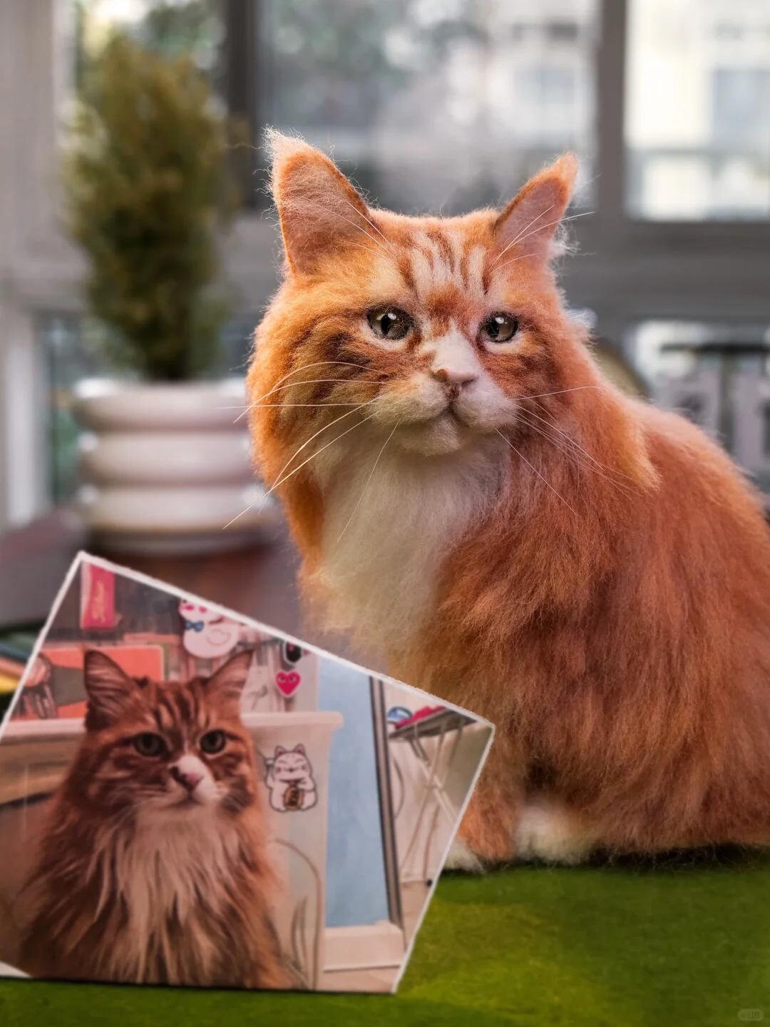 Custom Realistic Stuffed Cat Memorial Plush Replica,needle Felted Cat ...