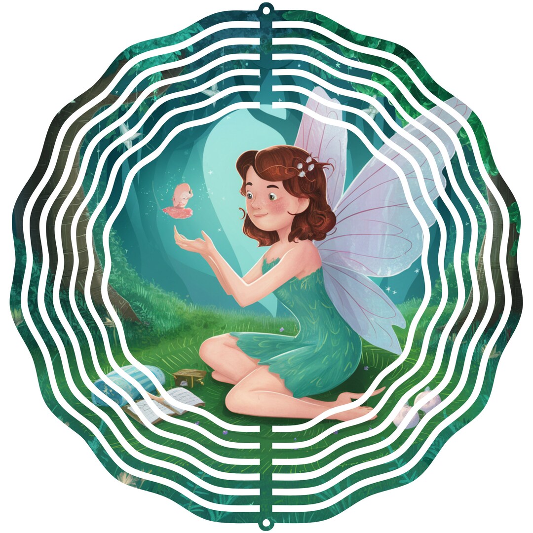 8" Wind Spinner PNG Design – Fairy Friendship - Etsy