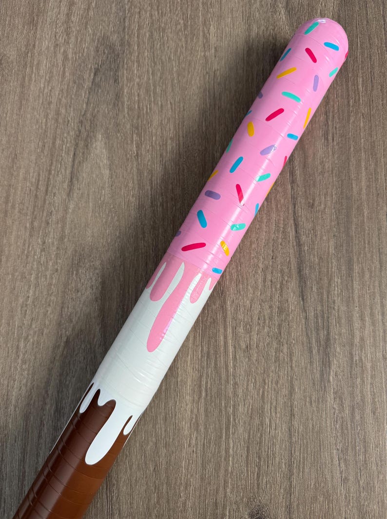 The Skinny Double Drip Ice Cream Plastic Baseball Bat - Etsy