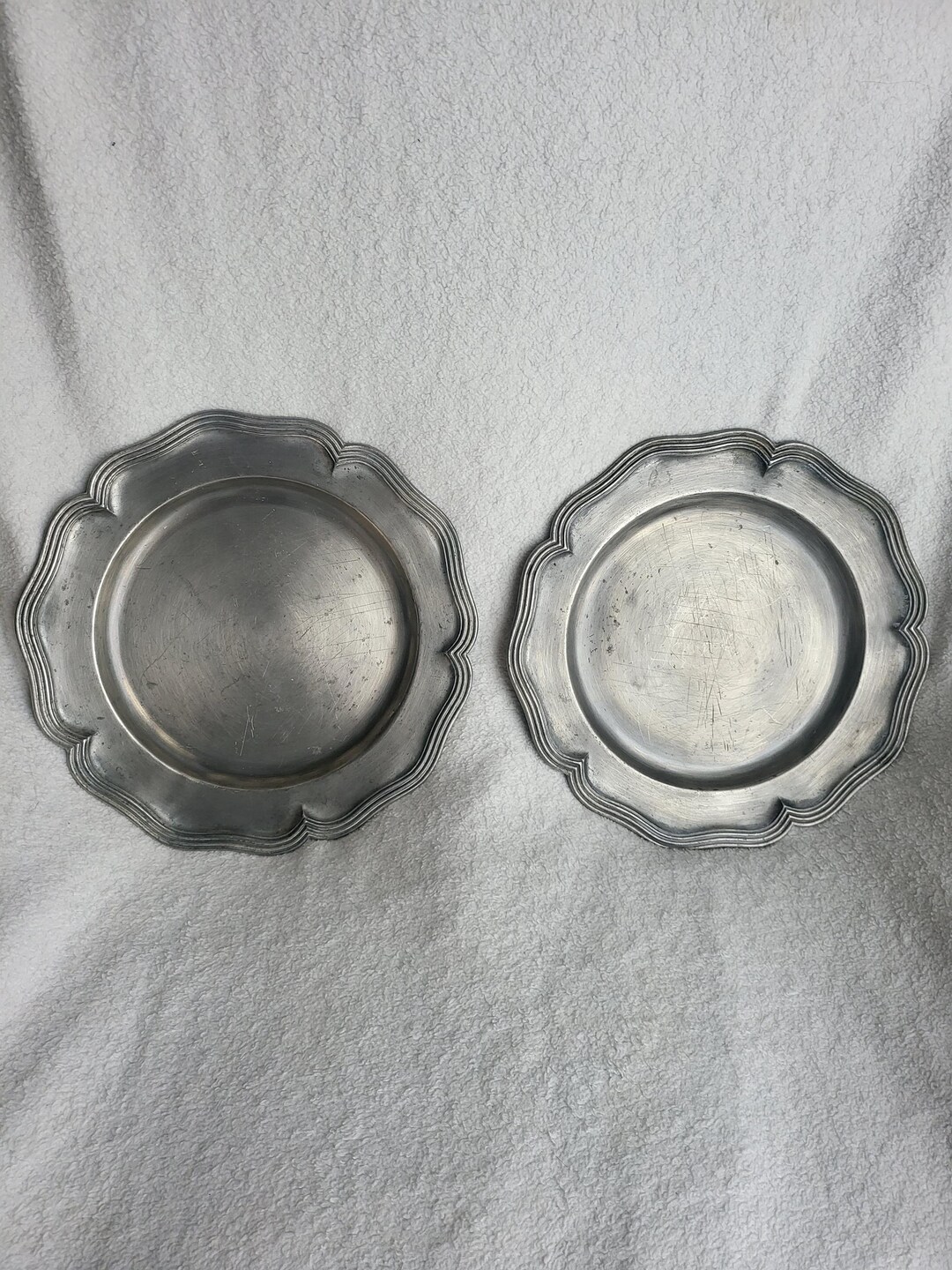 10 Pewter Plates 1950s Colonial Casting Company - Etsy