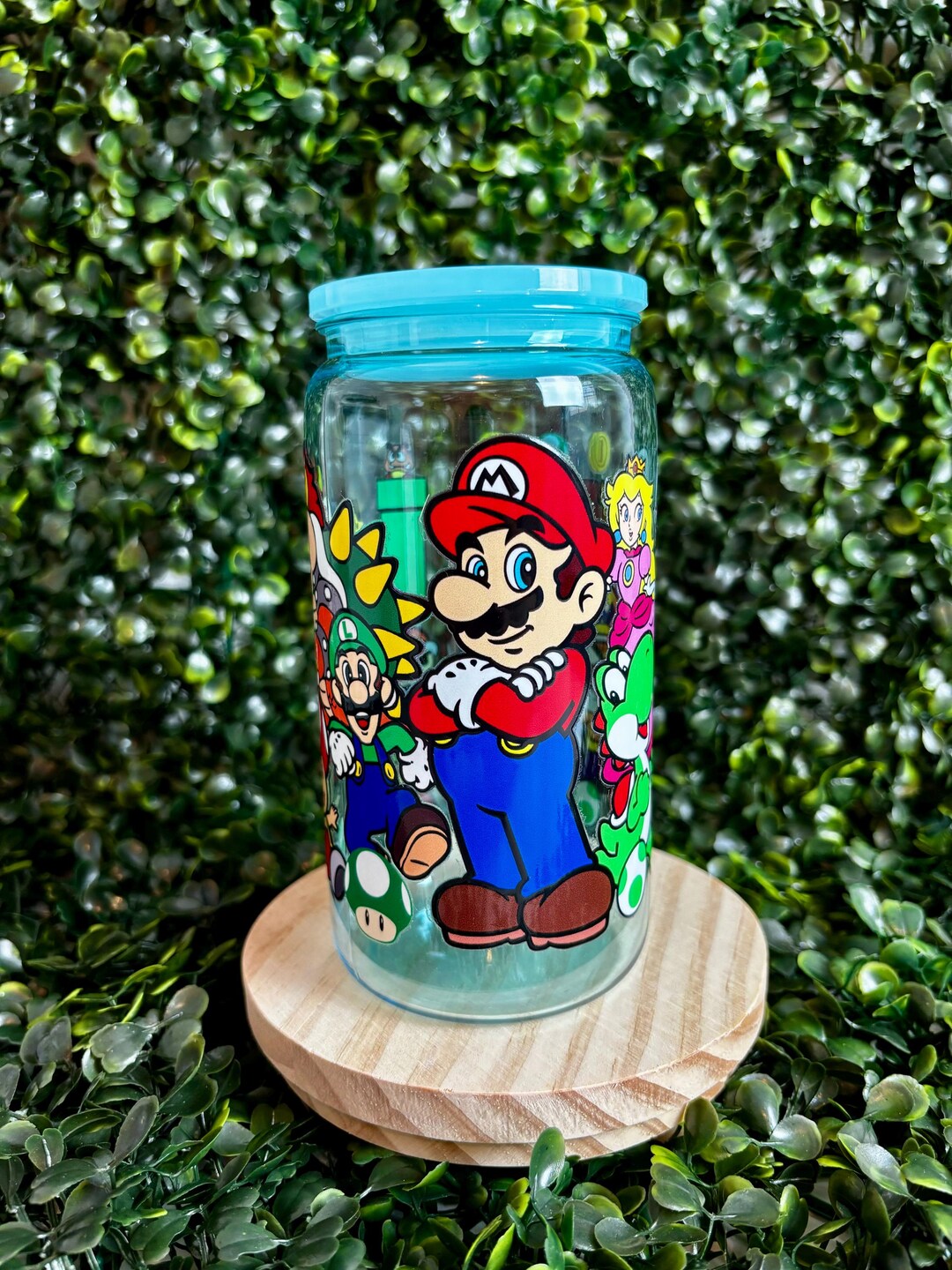 Super Mario 16oz Cup - Etsy