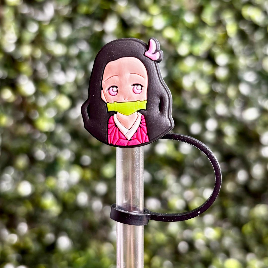 Nezuko 8mm Straw Topper - Etsy