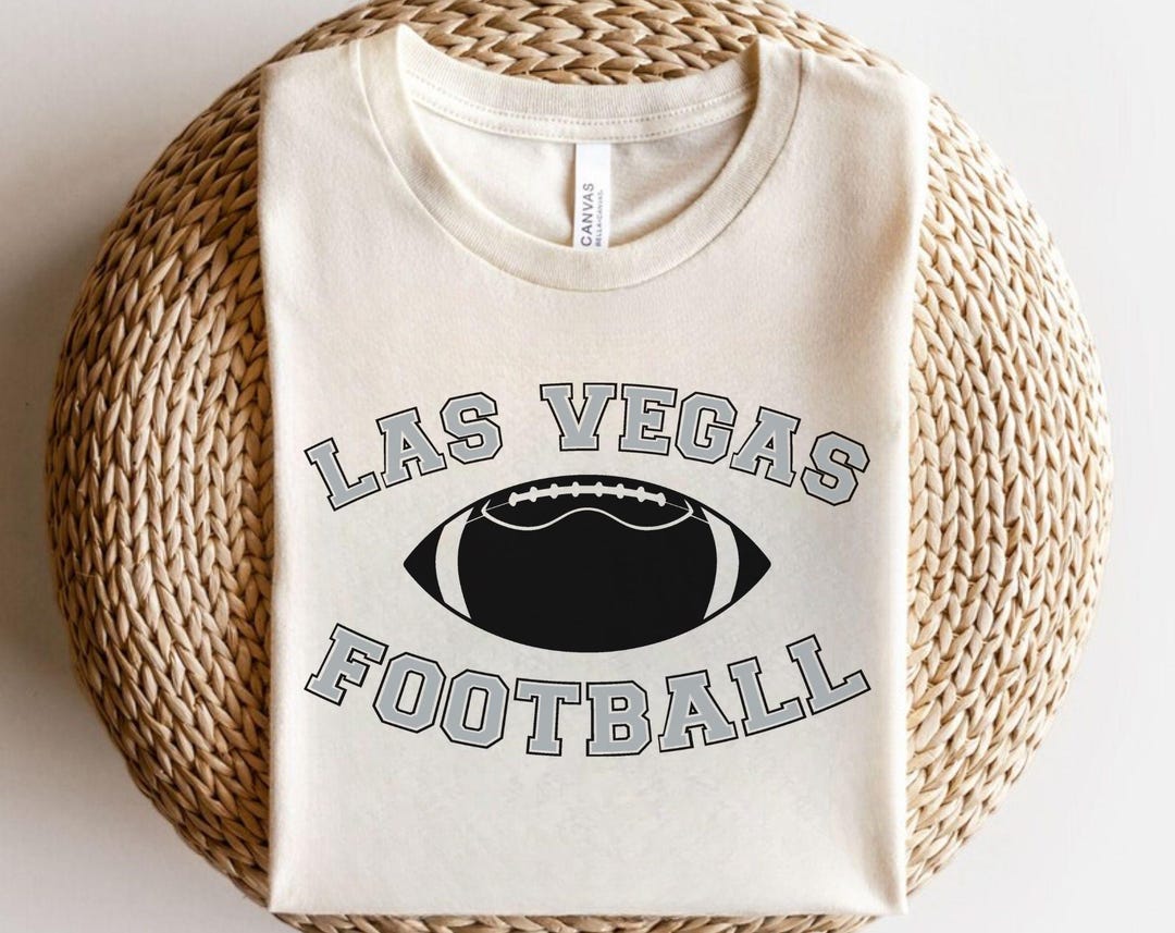 Las Vegas Raiders Football Shirt Raiders Football Crewneck Retro ...