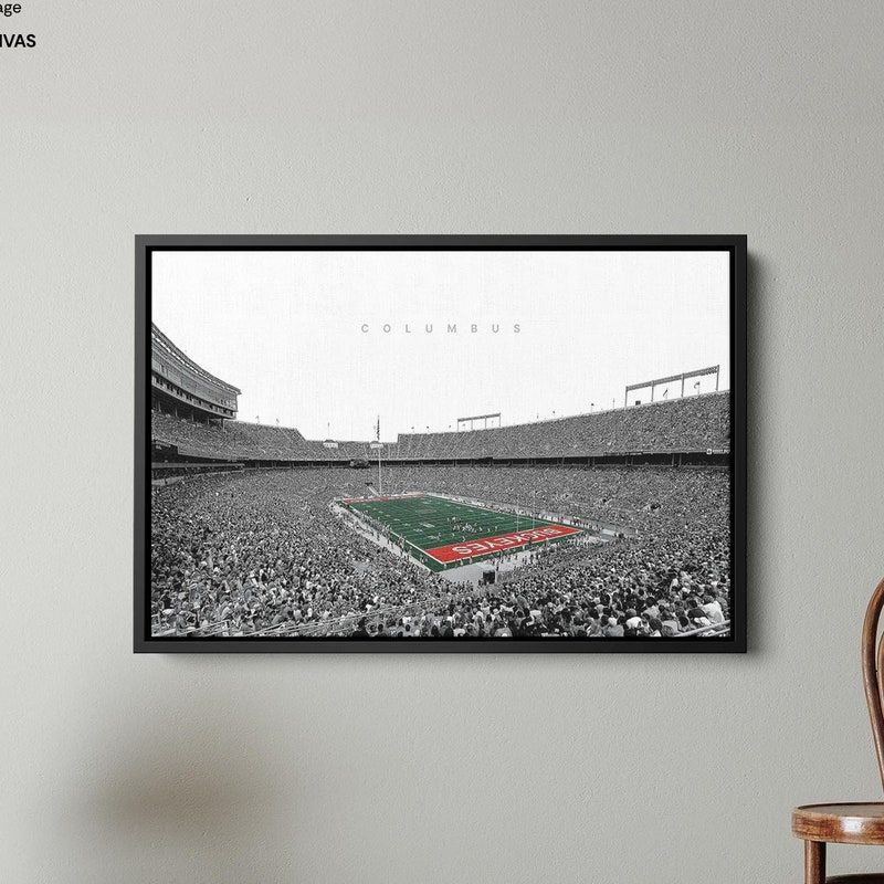 Ohio State Stadium Print - Etsy