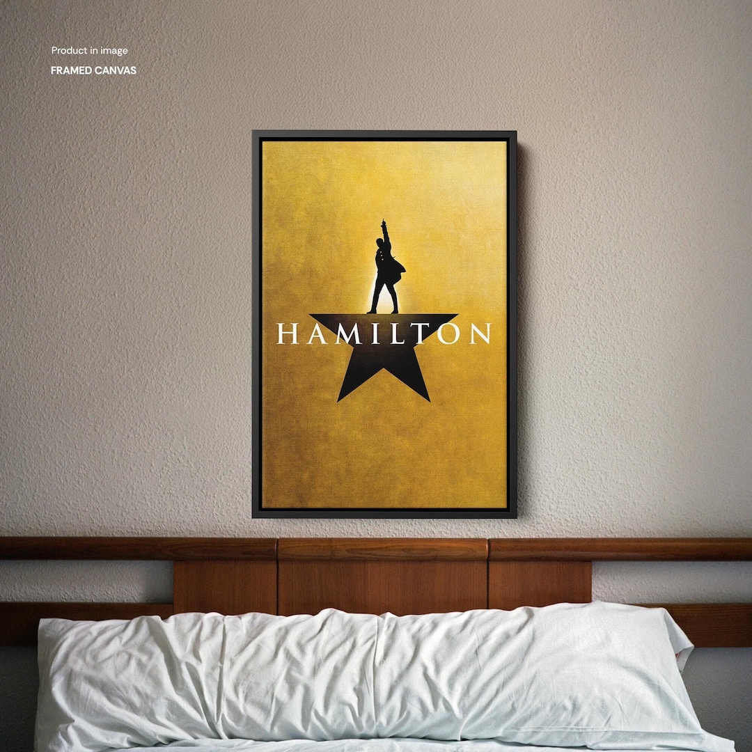 Hamilton Musical Poster, Hamilton the Musical Canvas, Musical ...