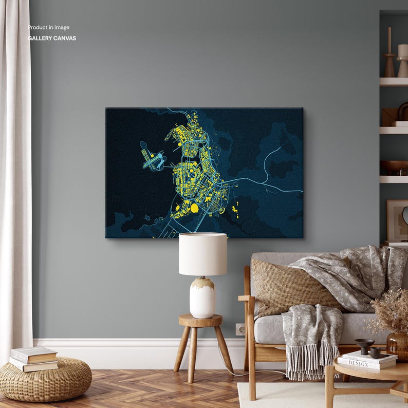 Cyberpunk 2077 Map Print, Night City Map Poster, Cyberpunk City Map ...