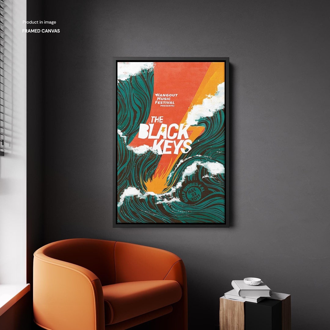 Black Keys Poster, the Black Keys Concert Print, Album Cover Canvas ...