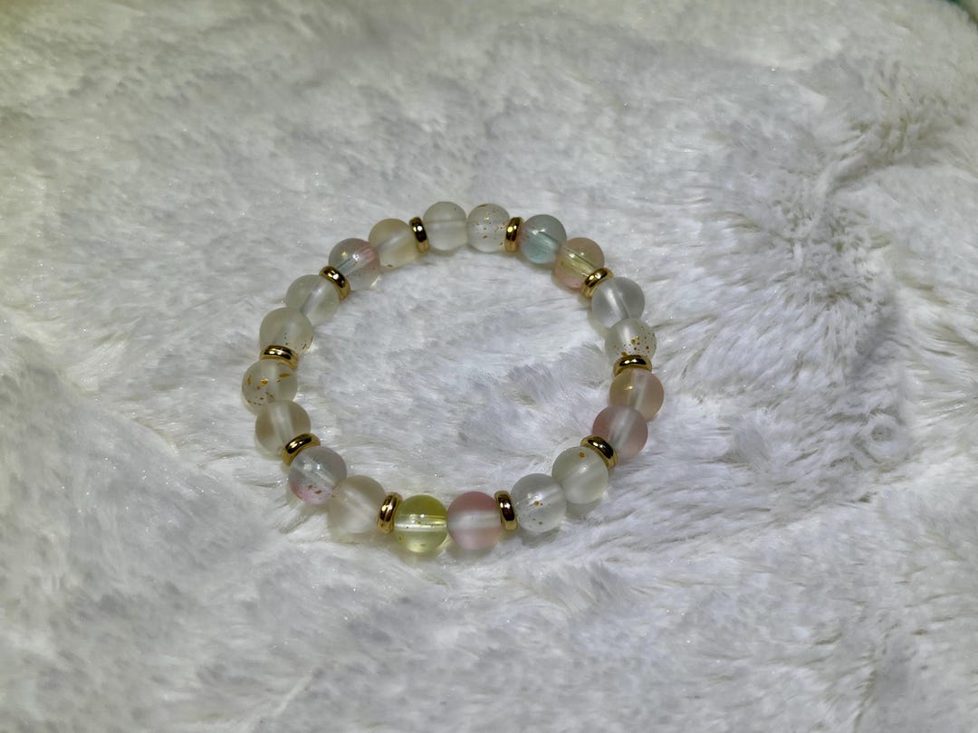 Ground Colored Glass Bracelet, DIY - Etsy