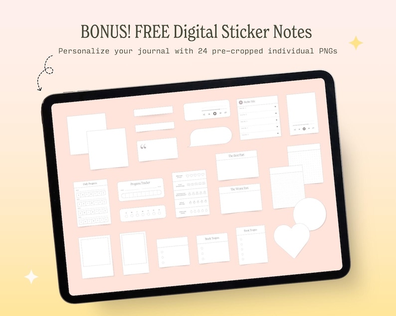 Digital Reading Journal for Book Lovers | Goodnotes & Notability ...