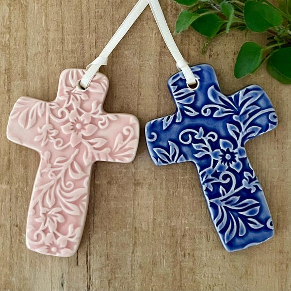 Ceramic Cross - Etsy