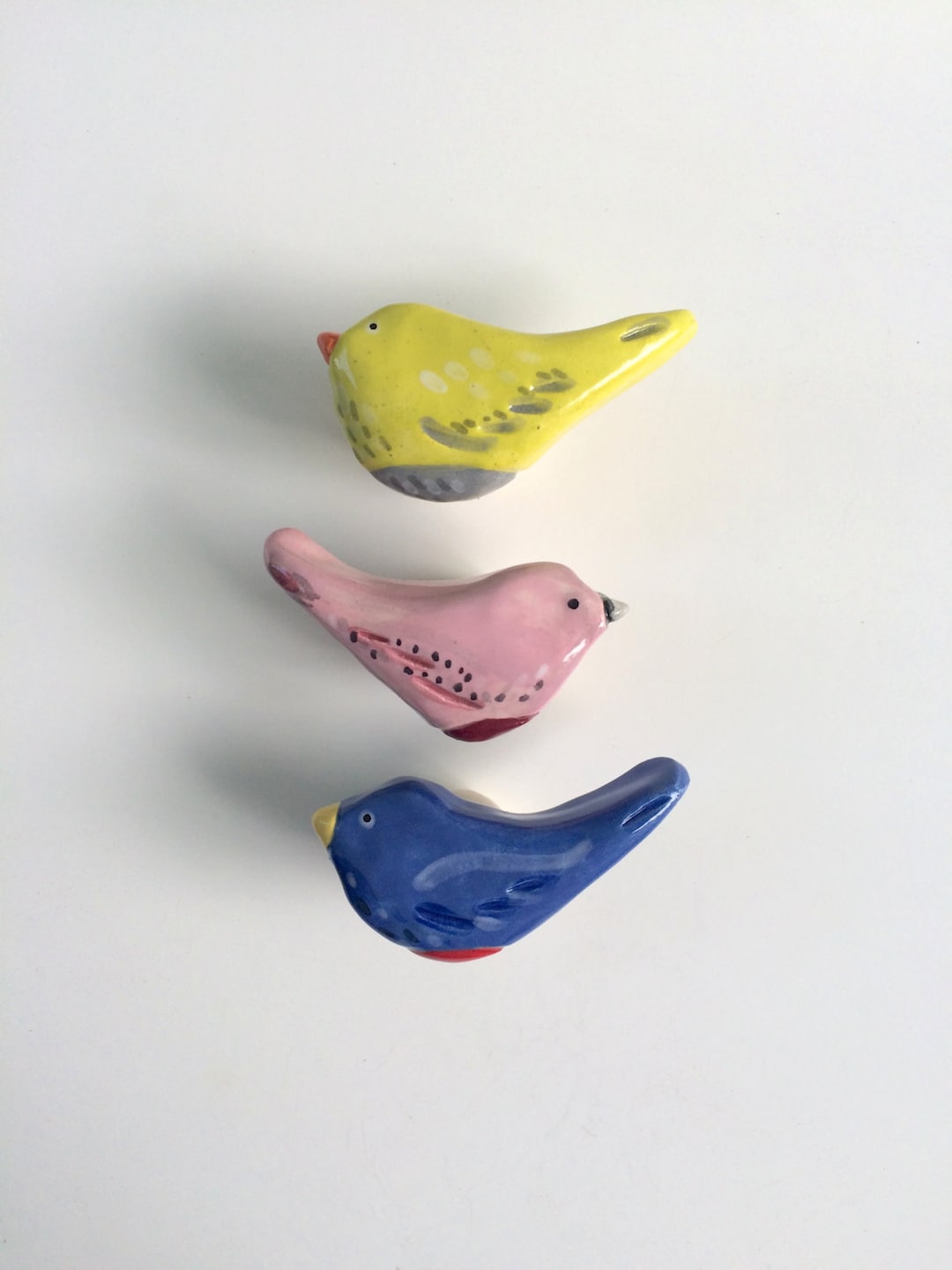 Hand Sculpted Bird Knobs, Drawer Pulls - Etsy