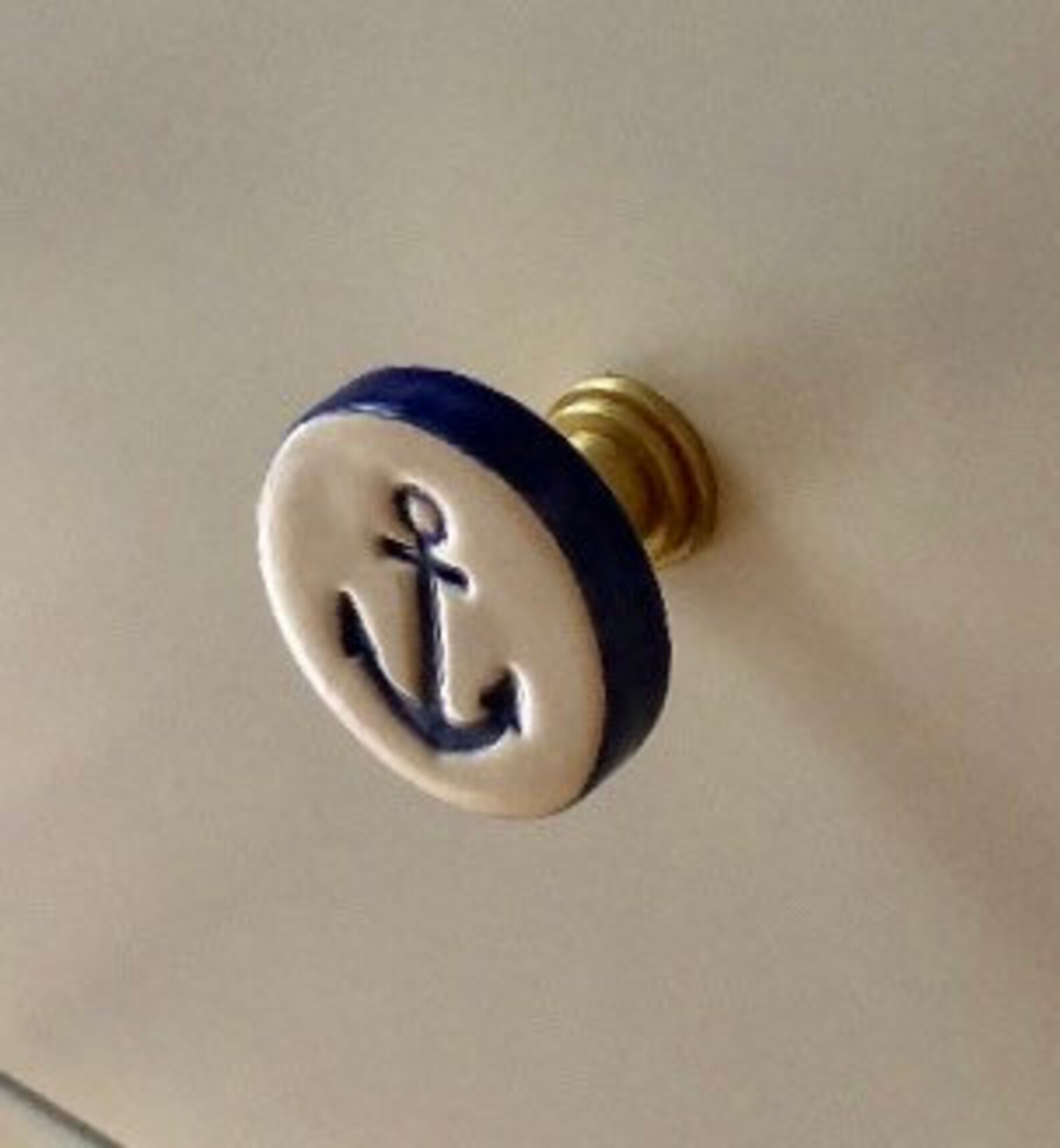 Anchor Knob Anchor Hardware Nautical Knob Drawer Pull - Etsy