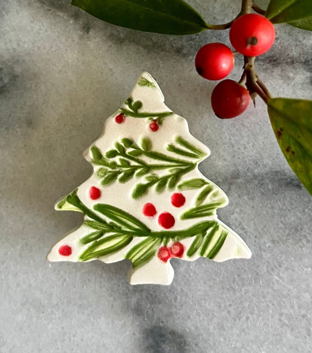 Winter Tree Pin Christmas Tree Pin Christmas Pin Winter - Etsy