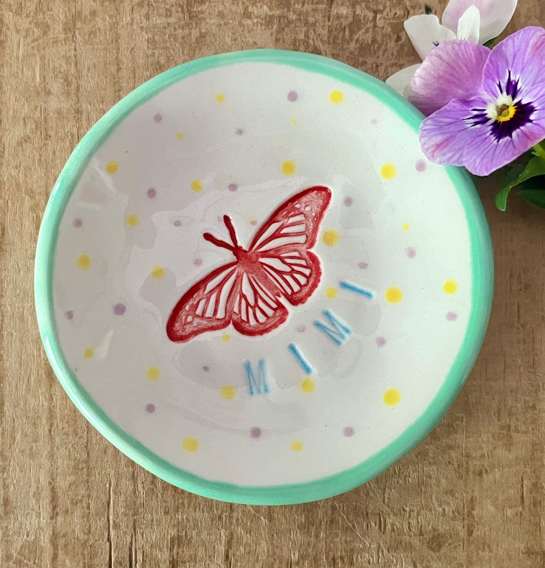 Mimi Dish, Gift for Mimi, Mimi Butterfly Dish, Mimi Ring Dish, Mimi ...