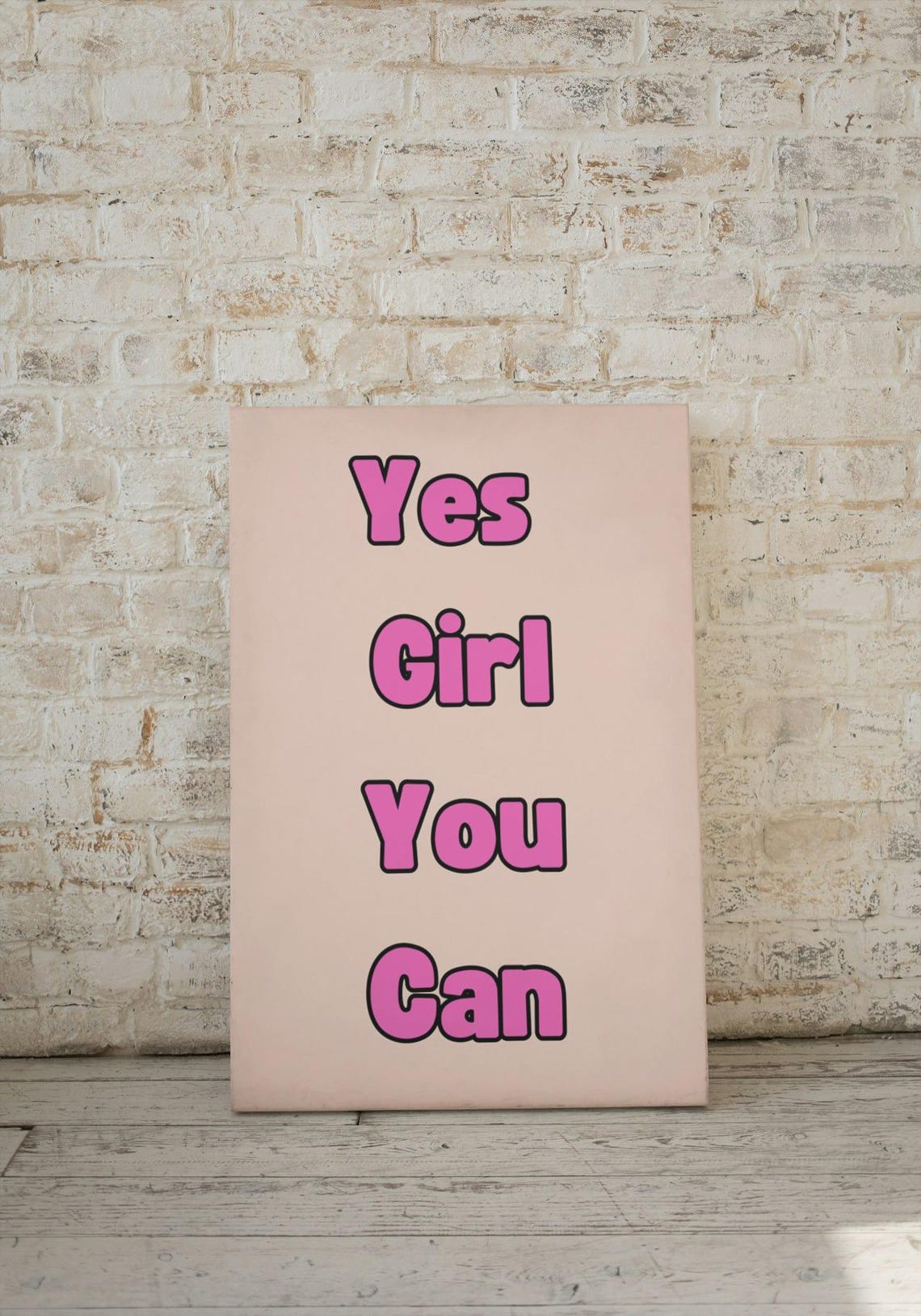 Motivational Poster for Girls - Digital Download, SVG, PDF, PNG, Jpg - Etsy