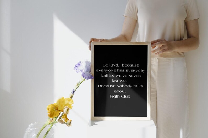 Inspirational Quote Poster | Digital Download | Motivational Wall Art ...