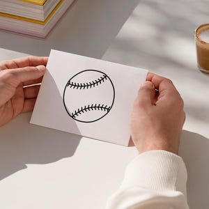 Minimalist Baseball Ball Digital Art – SVG, PNG, Jpg, PDF | Perfect for ...