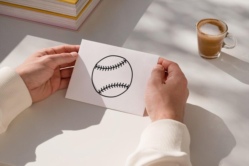 Minimalist Baseball Ball Digital Art – SVG, PNG, Jpg, PDF | Perfect for ...
