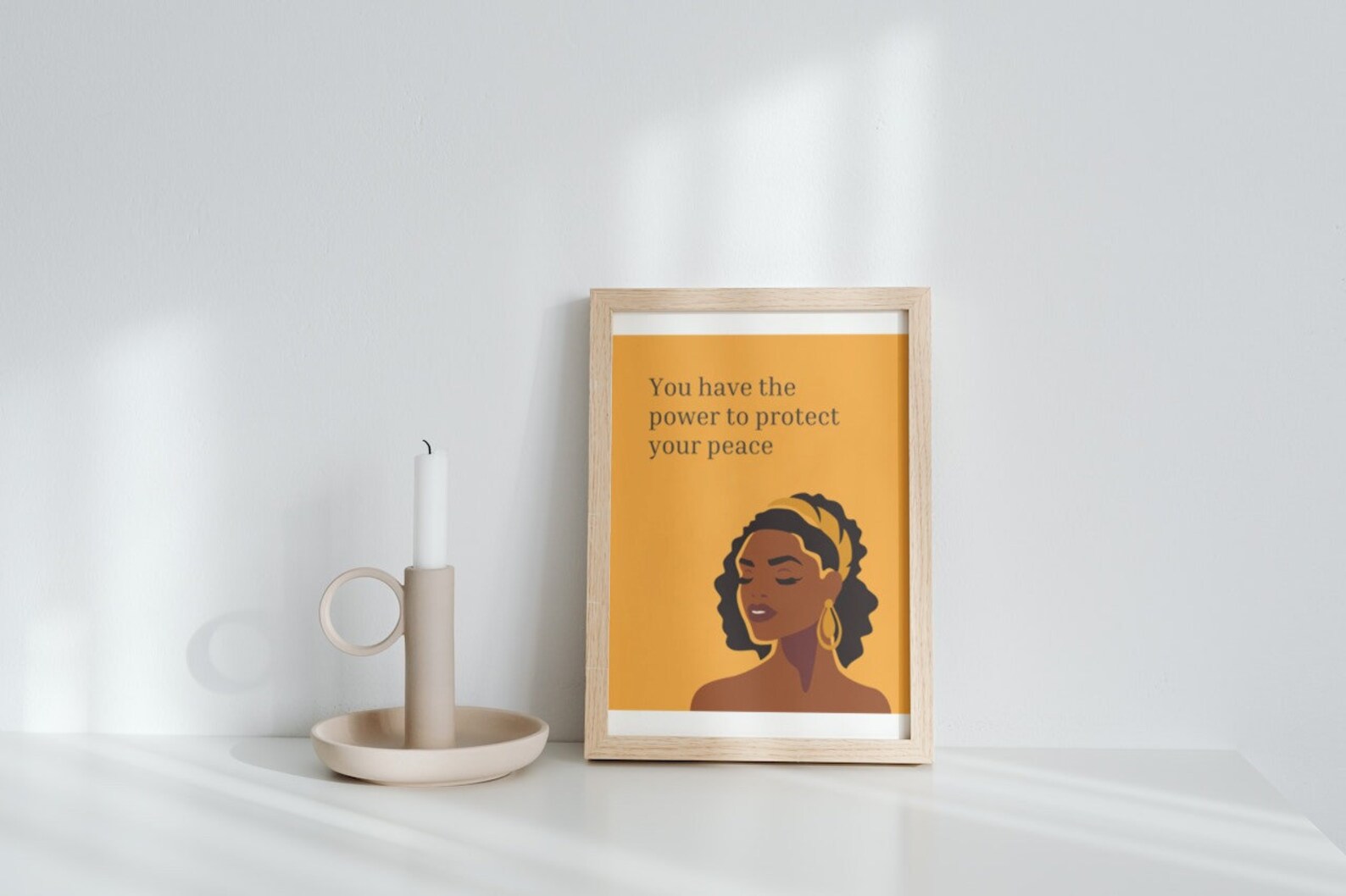 Poster Woman Quote Home Decor Simple Thoughts - Etsy