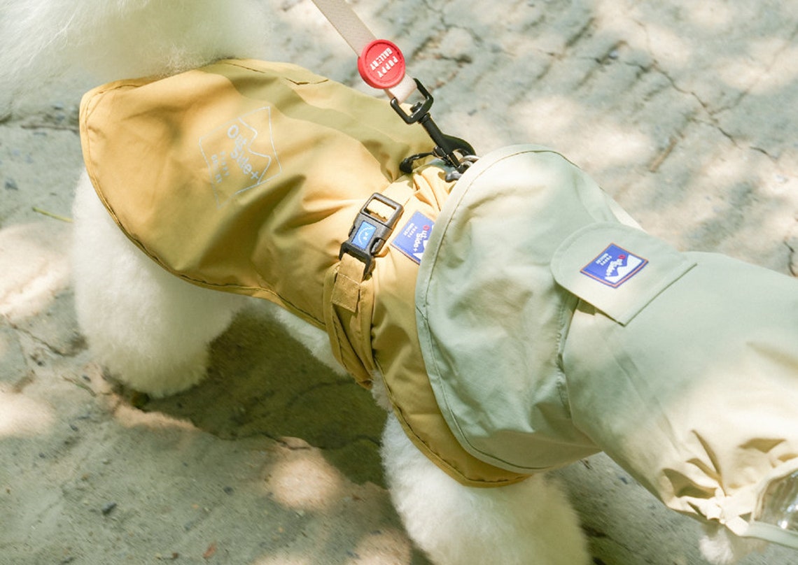 Puppy Gallery Outdoor Poncho for Dogs Waterproof Dog Raincoat ...