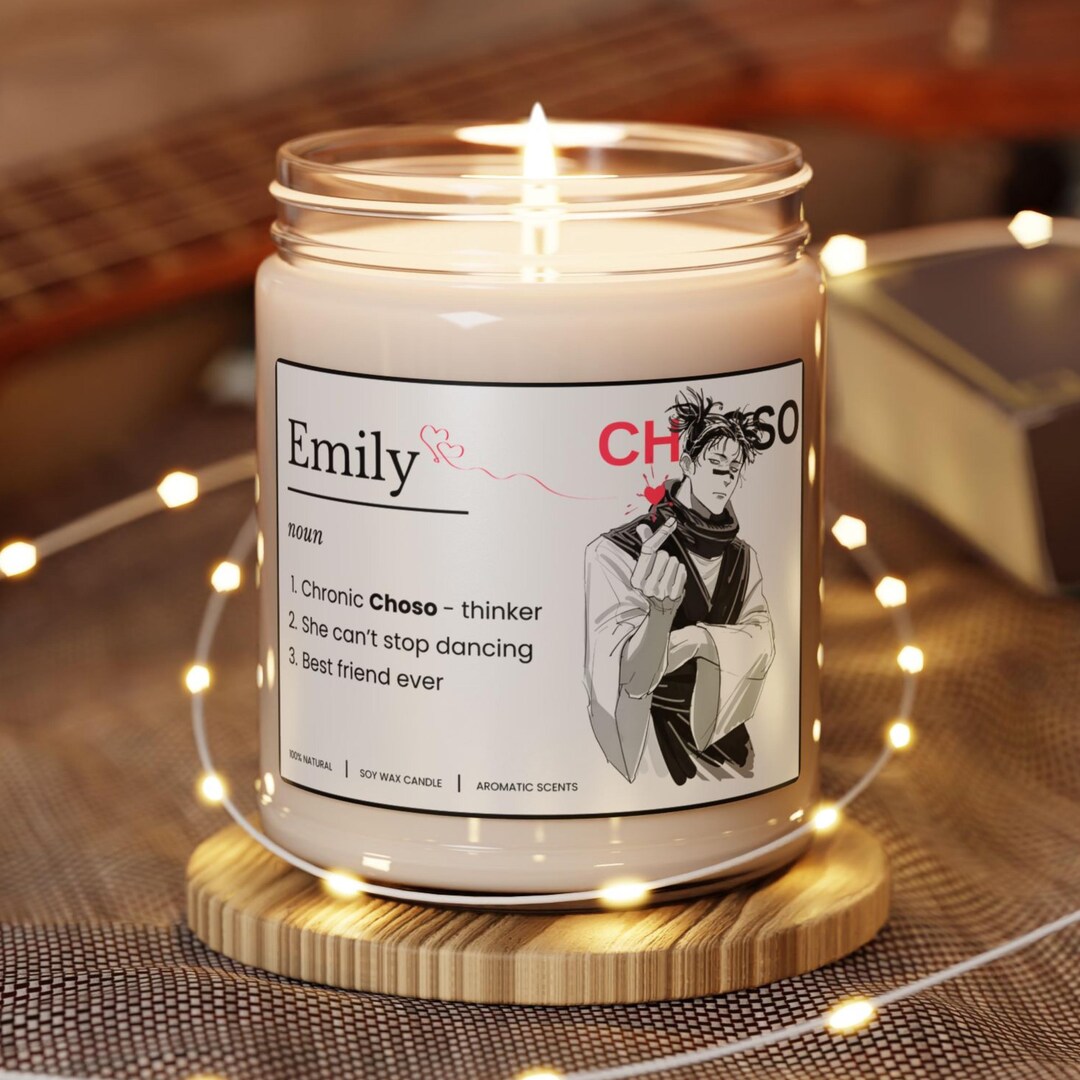 Choso - Name Definition Candle, Custom Funny Birthday Gift, Best Friend ...