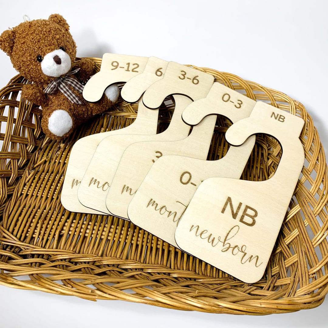 Baby Closet Dividers, Nursery Closet Organization, Newborn Gift, Baby ...