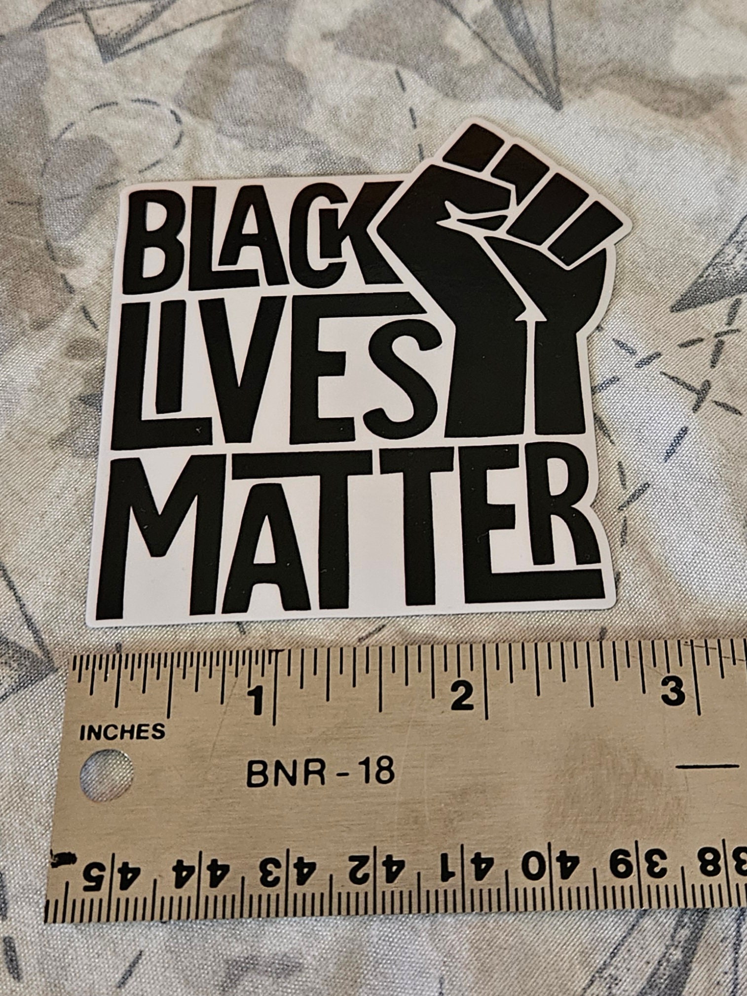 Black Lives Matter (BLM) Raised Fist Sticker - Etsy