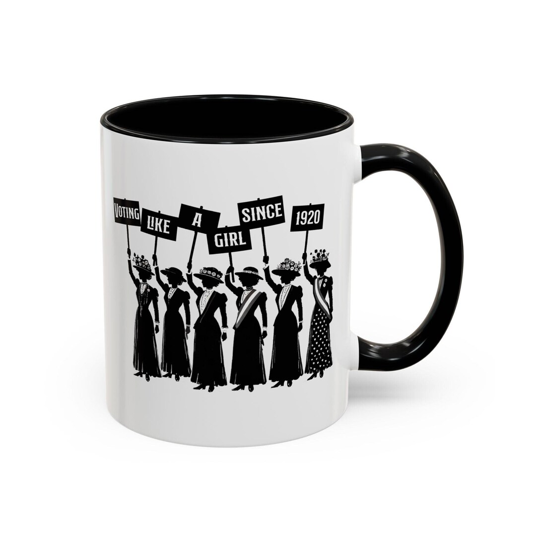 Inspirational Suffragette Silhouette 'voting Like a Girl Since 1920 ...