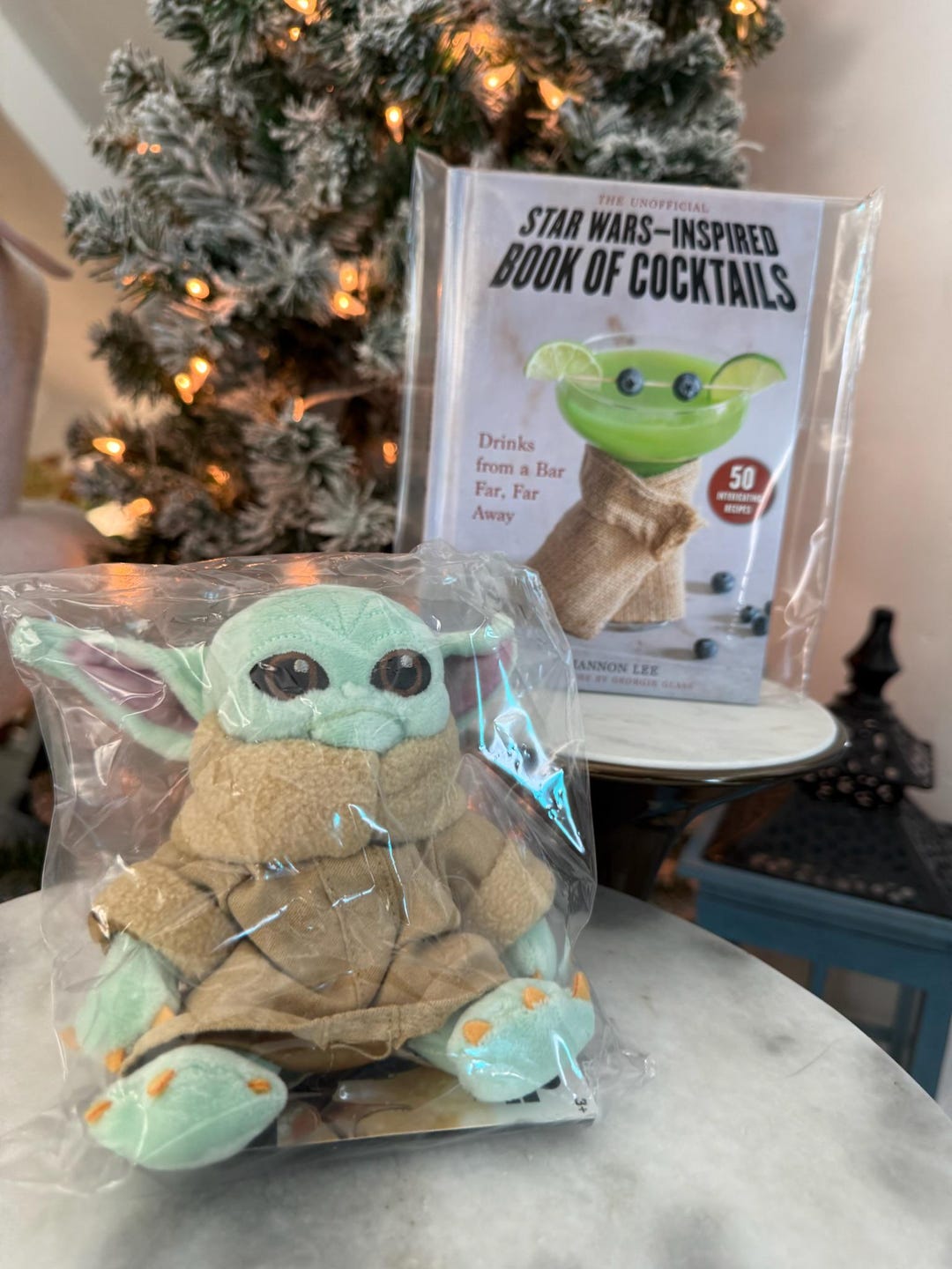 Grogu Magnetic Shoulder Plush & Star Wars Cocktail Book Bundle - Etsy