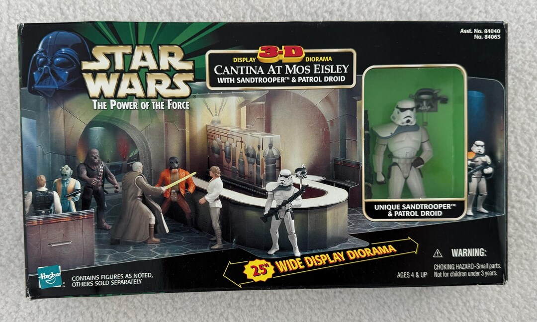 Star Wars Cantina Diorama: Mos Eisley 3D Darstellung, Sandtrooper ...