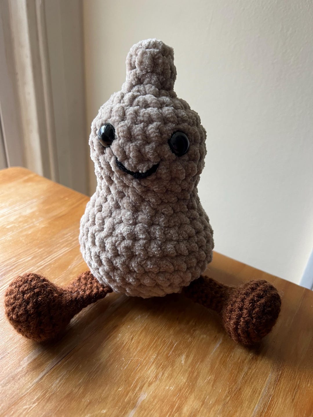 Crocheted Peanut Plushie - Etsy