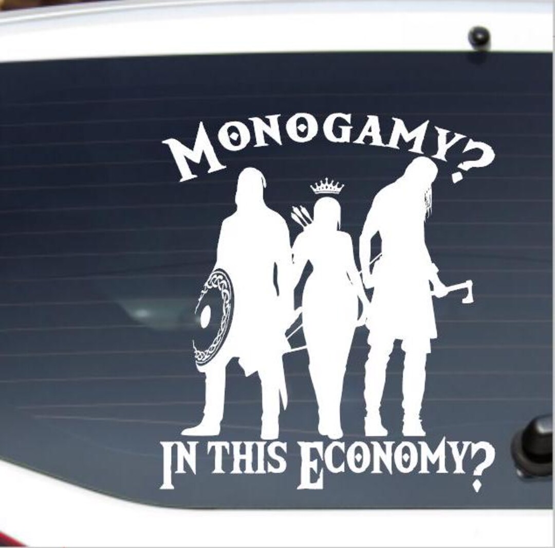 Norse Polyamorous Decal Vinyl Sticker. MFM Poly monogamy in This ...