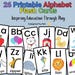 ABC Flash Cards for Kids | Printable Alphabet Flashcards | Toddler Gift ...