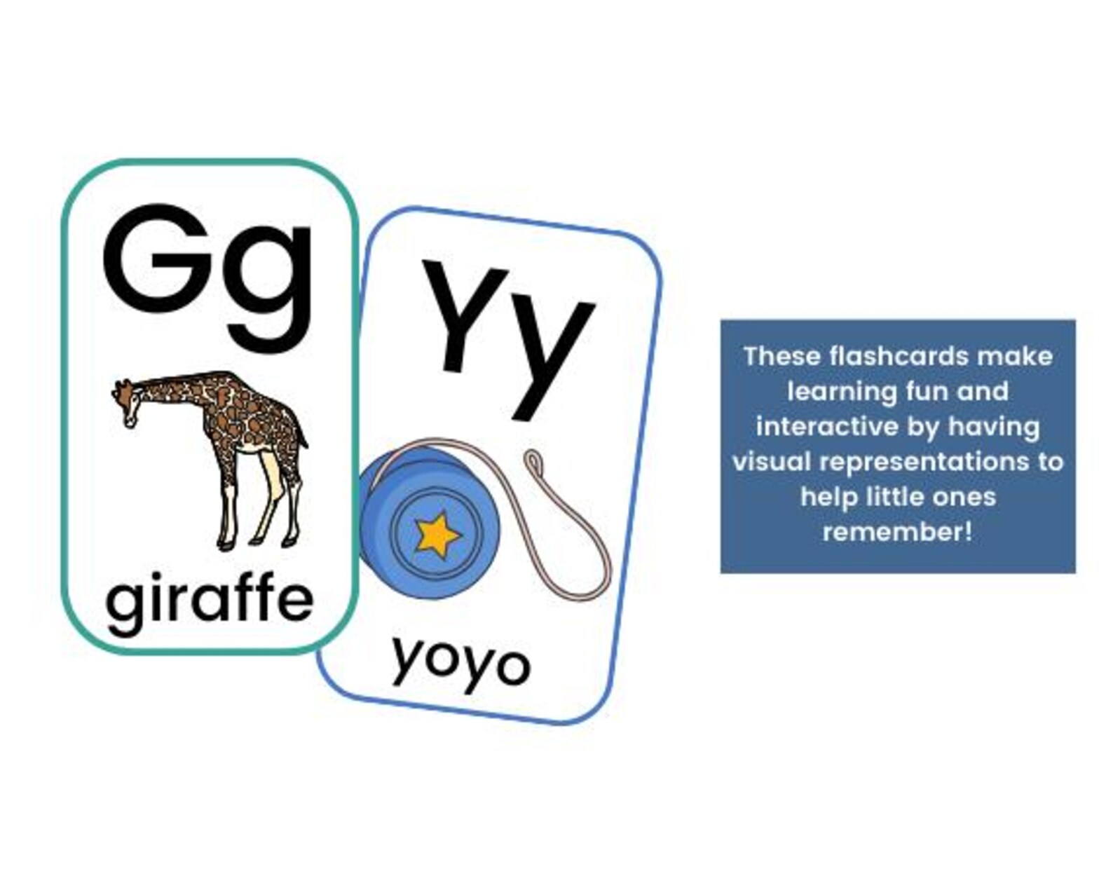 Alphabet Flashcards for Kids | Kids Educational Flashcards ...