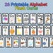 ABC Flash Cards for Kids | Printable Alphabet Flashcards | Toddler Gift ...