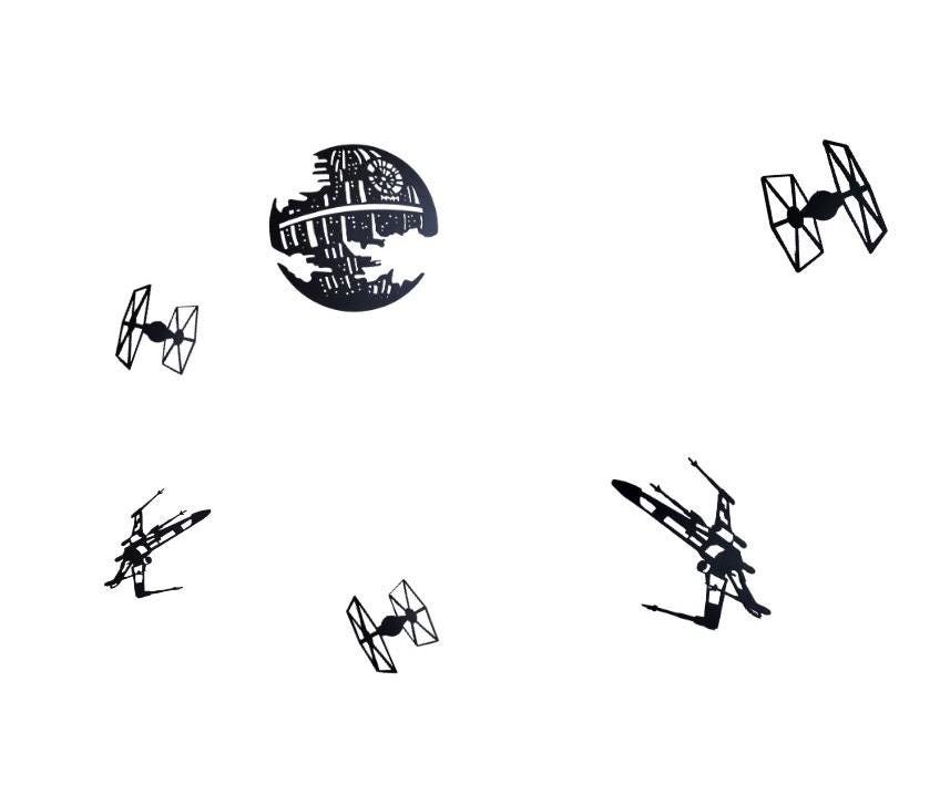 Star Wars Death Star Metal Wall Art - Etsy