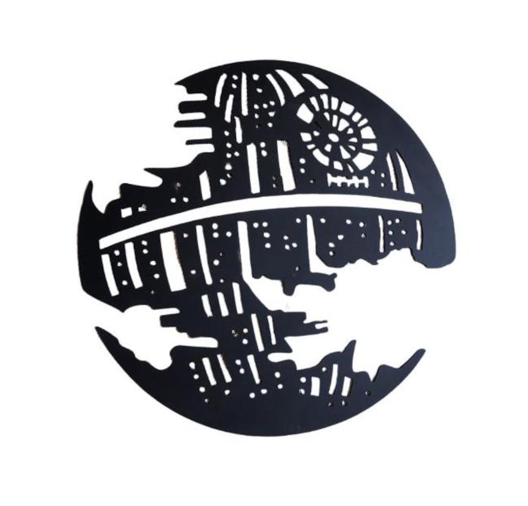 Star Wars Death Star Metal Wall Art - Etsy