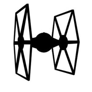 Star Wars TYE Fighter Metal Wall Art - Etsy
