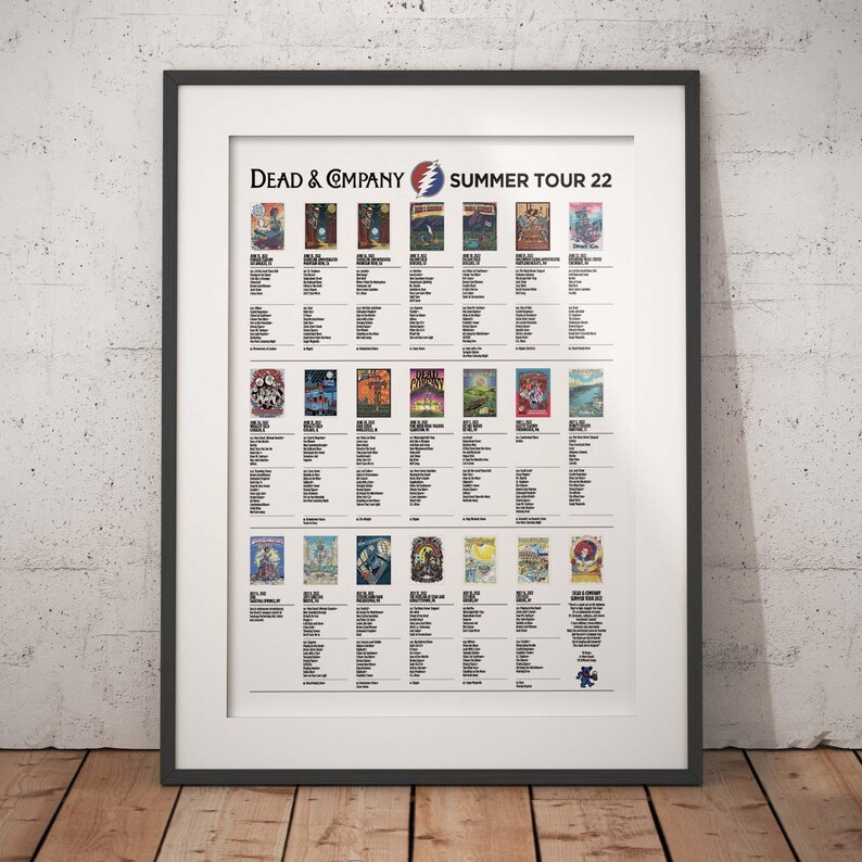 2022 Summer Tour Poster - 18" X 24" Unframed - Matte/dull Satin Finish ...