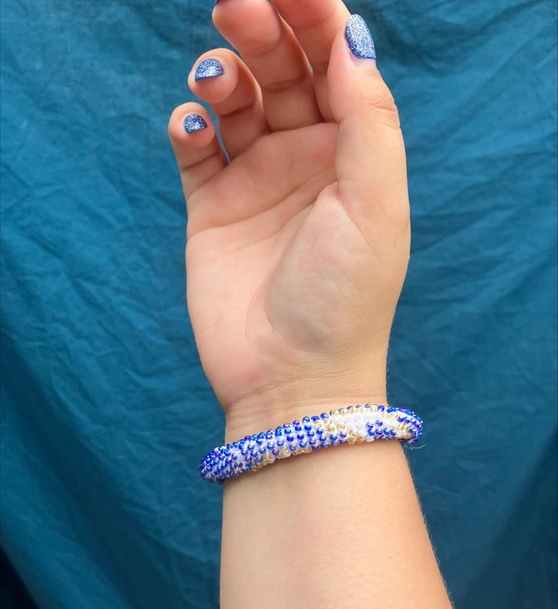 Wave Bead Bracelet Crochet Pattern - Etsy