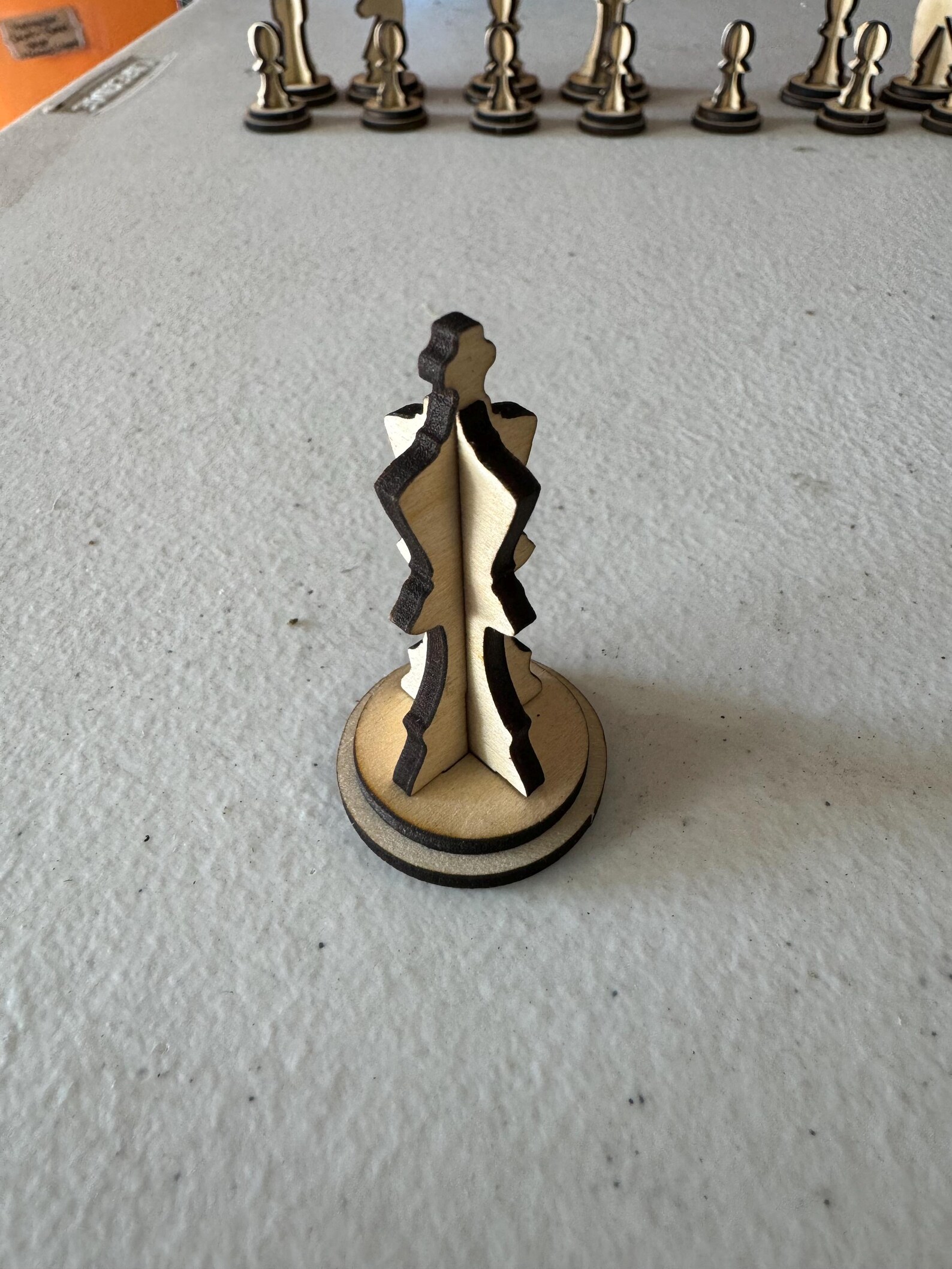 Chess Set Laser Cut Sheet Ready to Assemble - Etsy