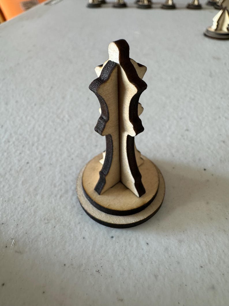 Chess Set Laser Cut Sheet Ready to Assemble - Etsy
