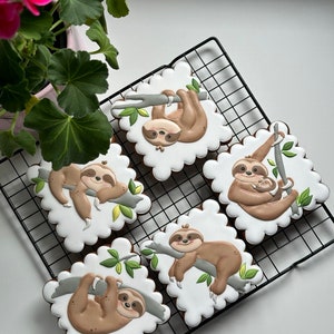 Cookie Set "sloths" Will Make a Perfect Birthday Gift! Cookies With ...