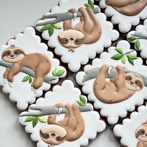 Cookie Set "sloths" Will Make a Perfect Birthday Gift! Cookies With ...