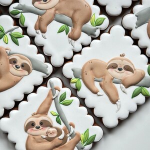 Cookie Set "sloths" Will Make a Perfect Birthday Gift! Cookies With ...