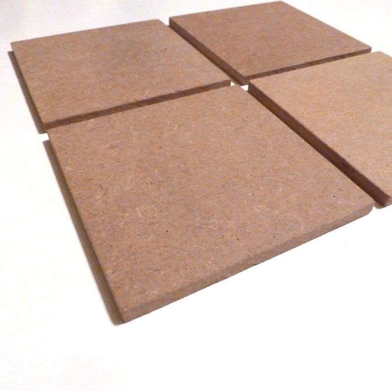 Set of 4 MDF Coaster Bases - Etsy