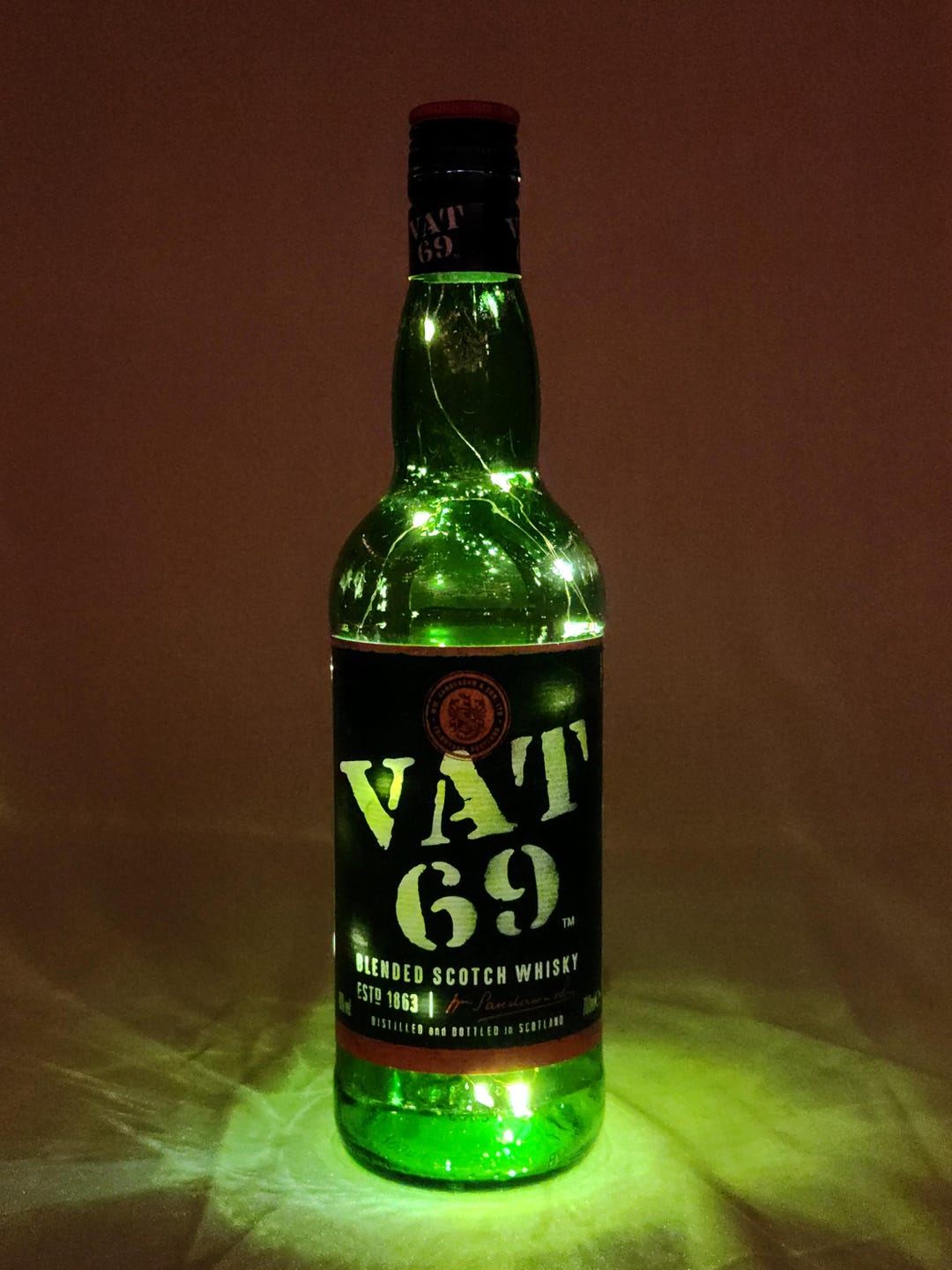 Vat 69 Blended Scotch Whiskey Bottle Lamp - Etsy