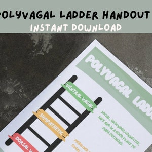 Polyvagal Ladder Handout - Etsy